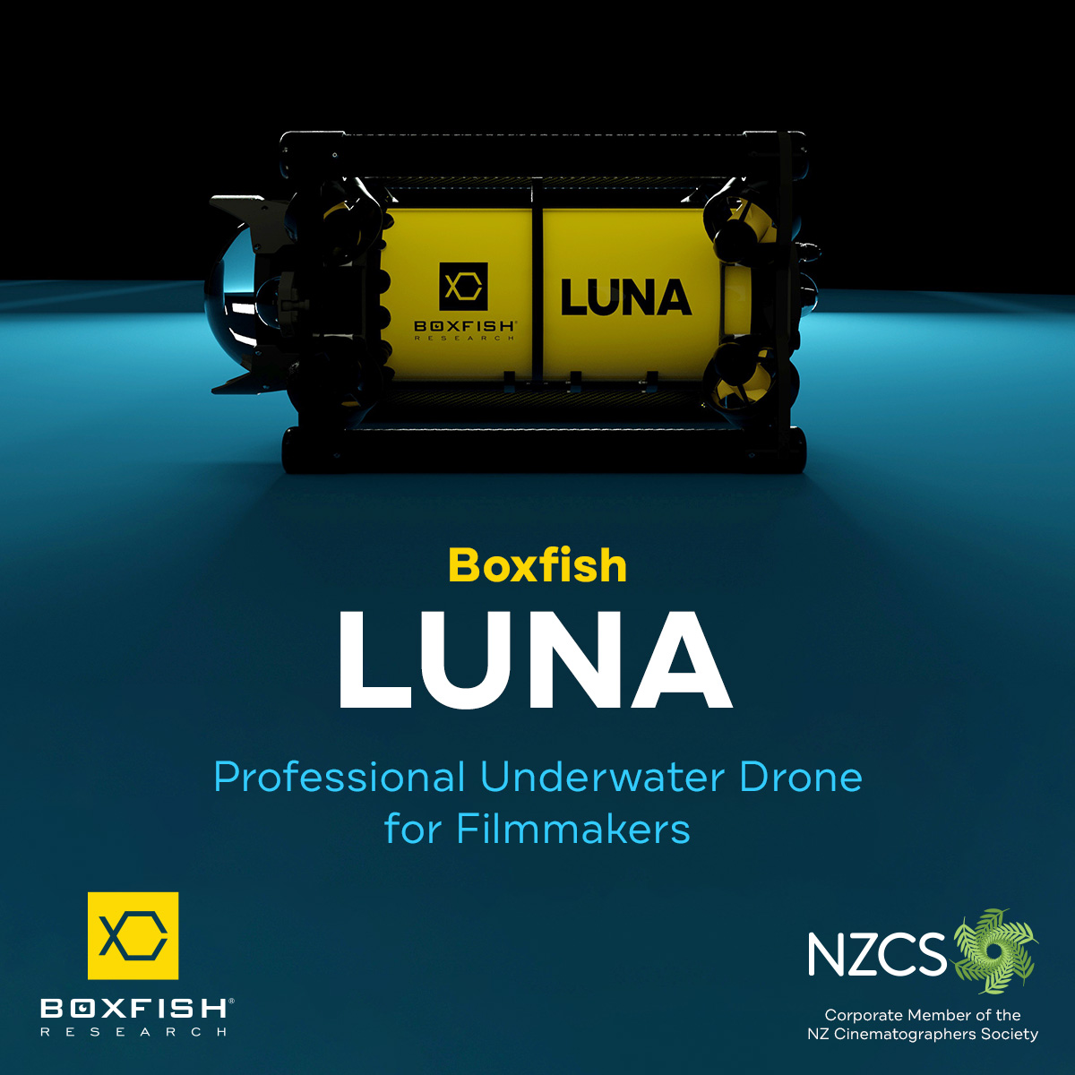 ROV Development | Boxfish Luna features and optics - Underwater Drone