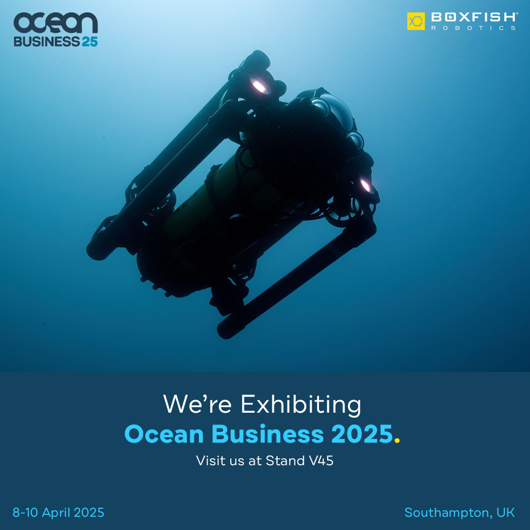 Boxfish Robotics at Ocean Business 2025
